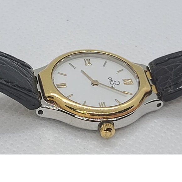 Omega | Accessories | Omega Gold Plated De Ville Ladies Quartz 8k ...